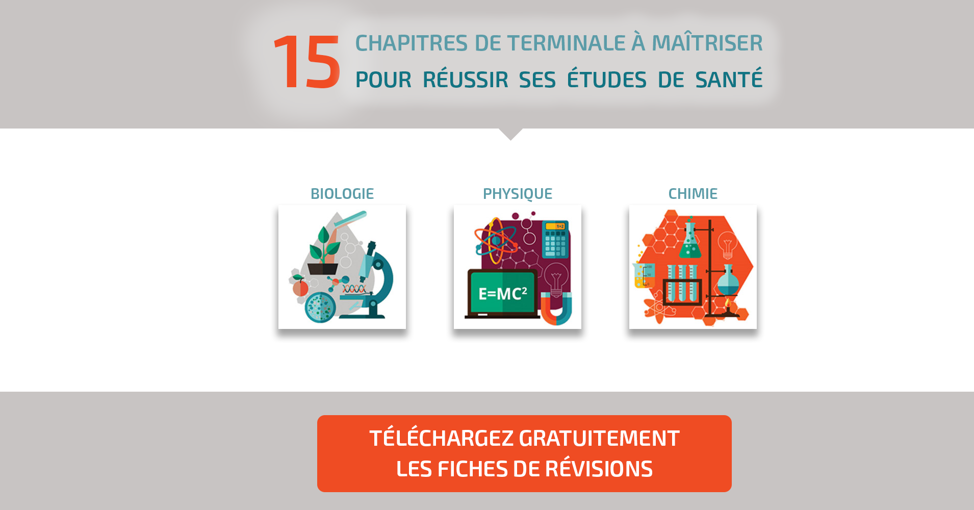 15 chapitres clés de Terminale pour réussir ses études médicales